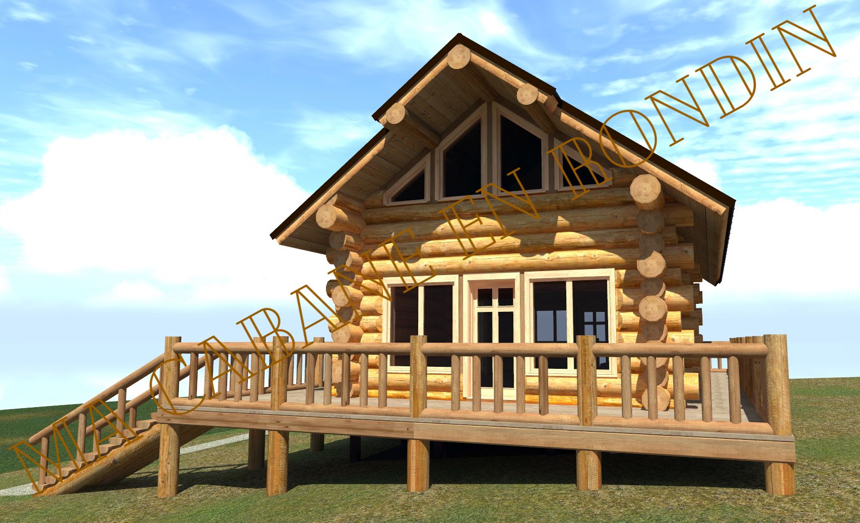 Chalet en rondin - 45m2 près de Castellane