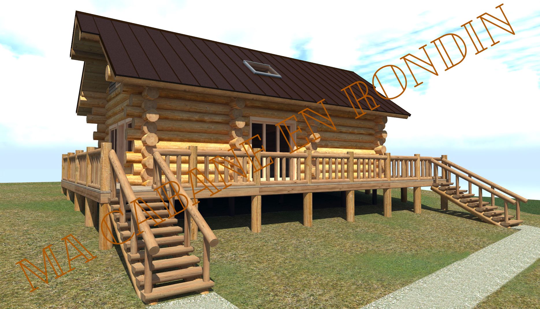 Chalet en rondin - 45m2 près de Castellane